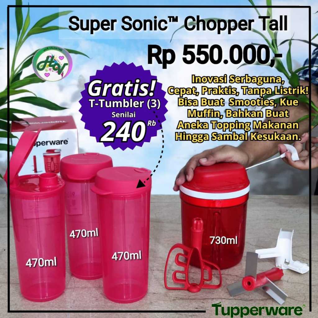 Jual supersonic Chopper free & tutbo chopper PROMO handy spiral ORI ...