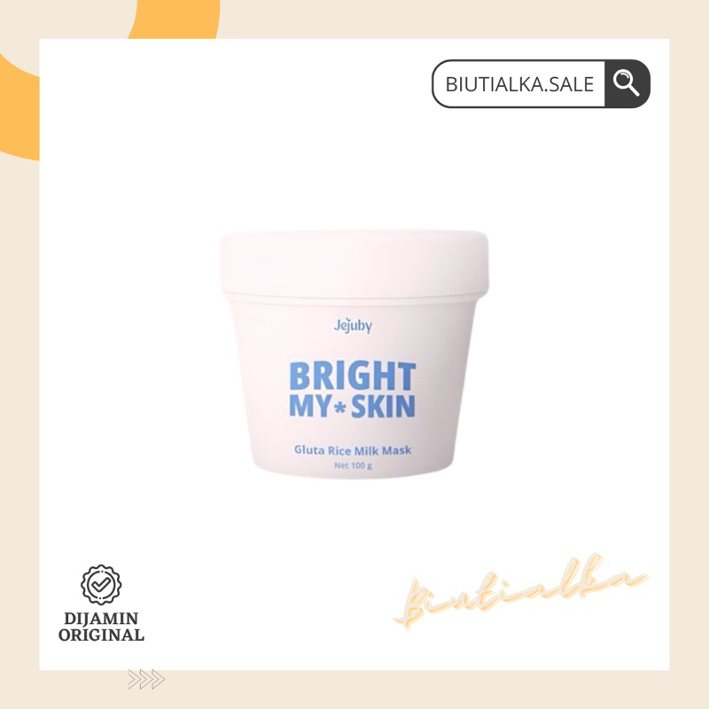 Jual [READY] JEJUBY Bright My Skin Gluta Rice Milk Body Mask Bleaching ...