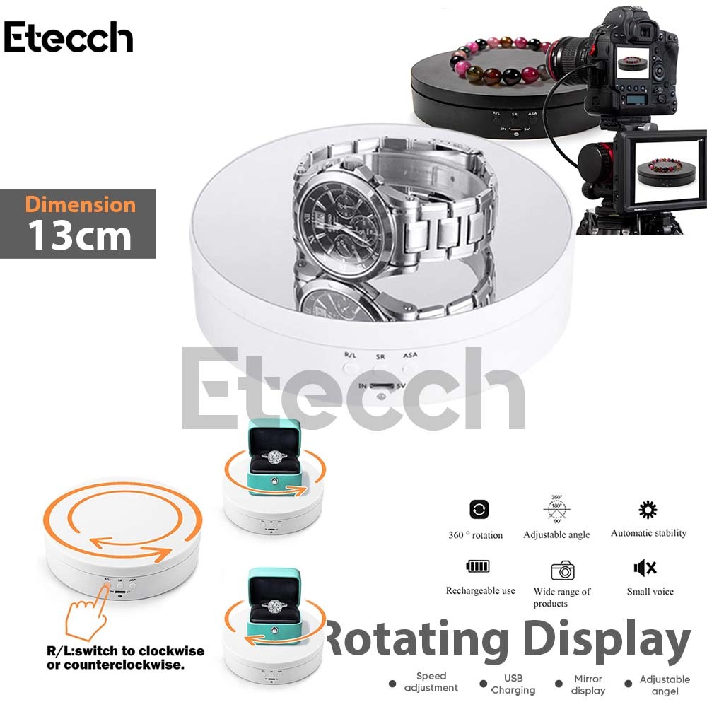 Jual Alas Putar Fotografi Display Putar Diameter 13 cm Untuk Akrilik ...