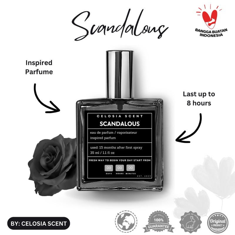 Jual Scandalous EDP 35 ML Parfum Original by Celosia Scent Garansi 30 ...