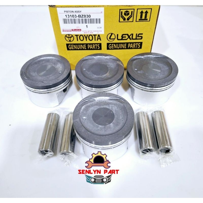 Jual PISTON ASSY TOYOTA AVANZA XENIA 1.3 1300CC NON VVTI BARU STD TERSEDIA OVZ -0.75 ORI GARANSI ...