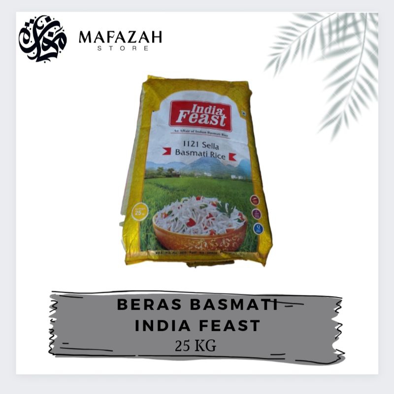 Jual beras basmati india feast 25kg | Shopee Indonesia
