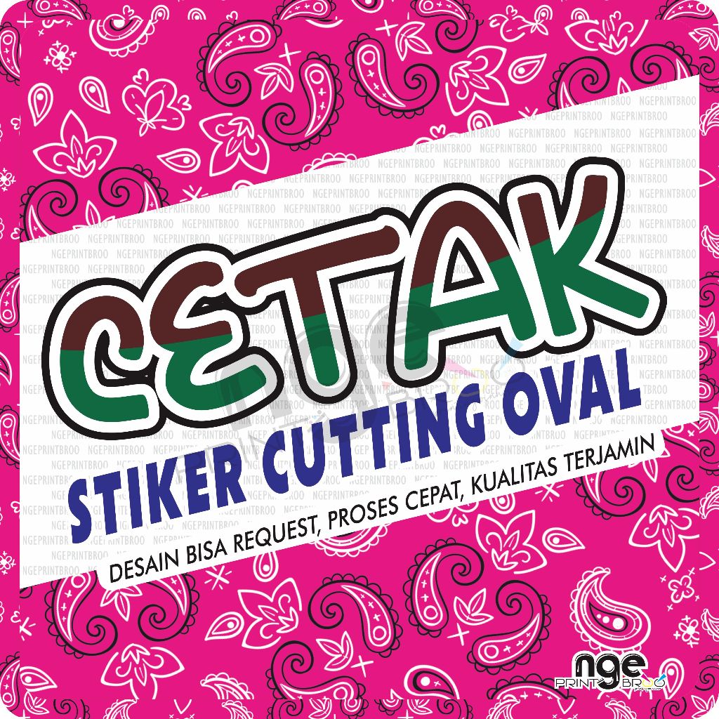Jual STIKER CUTTING / CUTTING OVAL / STIKER SEGEL / STIKER SEGEL TOPLES ...