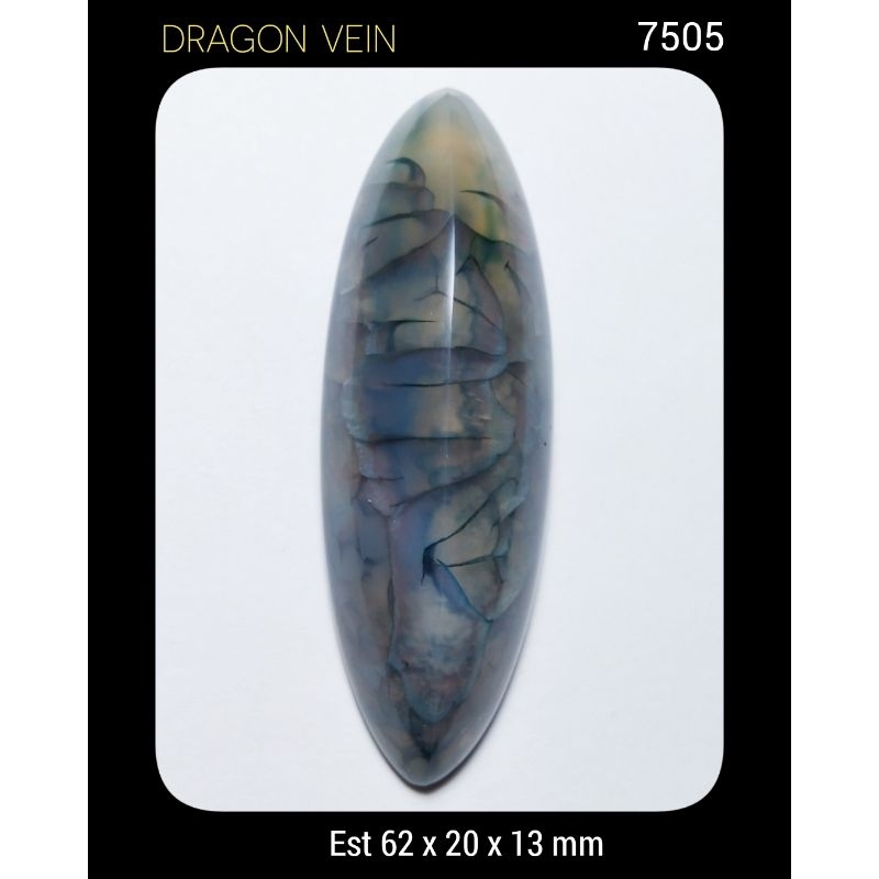Jual 7505 Batu Dragon Vein Agate | Shopee Indonesia