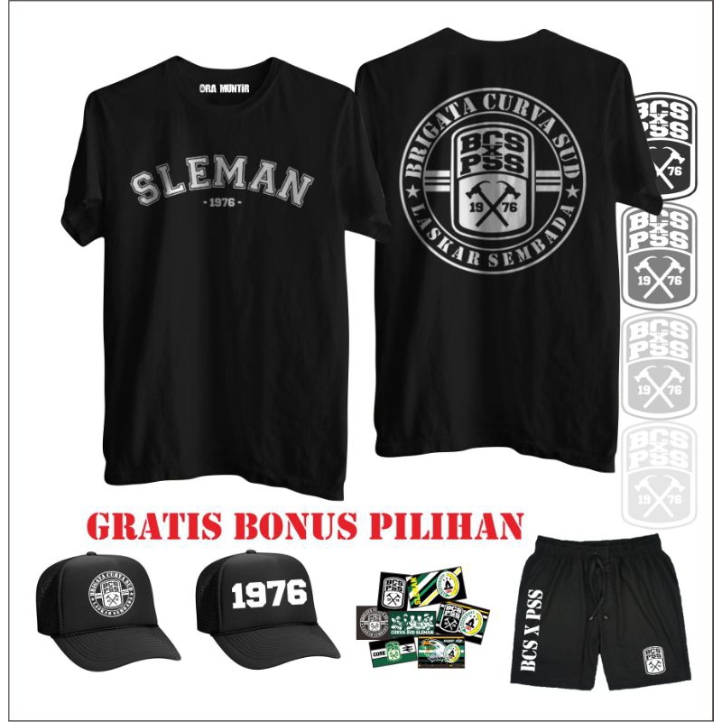 Jual Kaos BCS PSS Sleman Bonus Pilih Gratis Celana Topi Stiker - Edisi ...