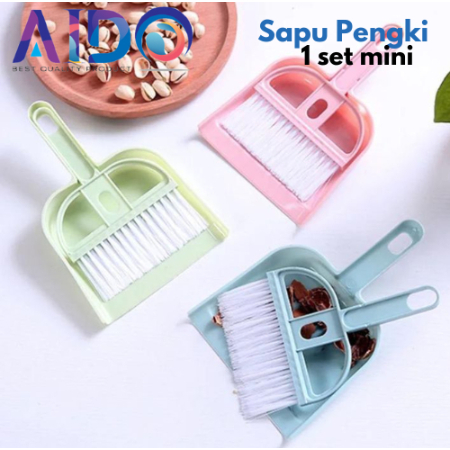 Jual Baru Aido Sapu Mini Set Serbaguna / Sapu Pengki Mini Set Serbaguna ...