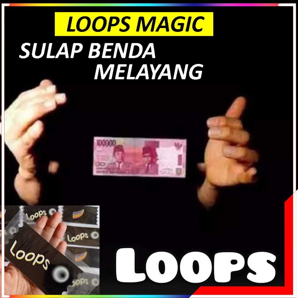 Jual IDEKU Loops Alat Sulap Benda Melayang Benang Loops - Gimmick Alat ...