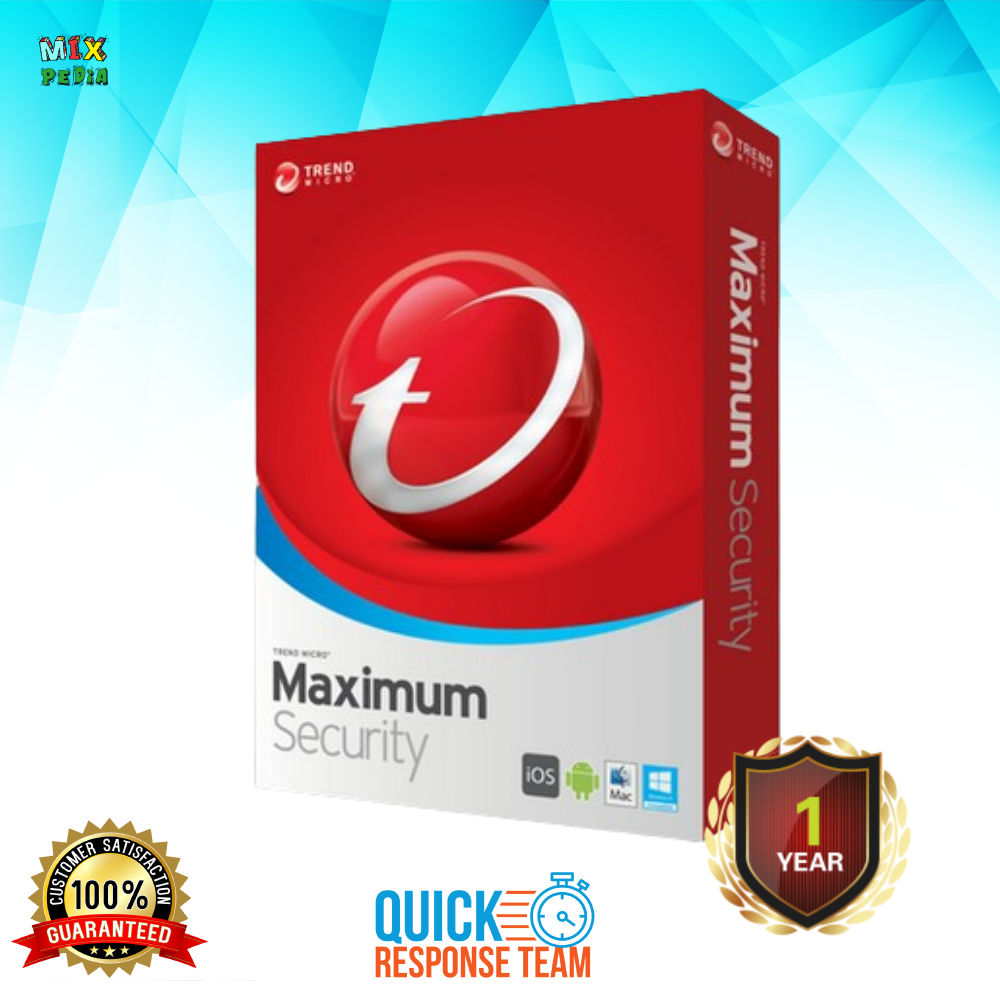 Jual TrendMicro Maximum Security Product Key ORIGINAL - Lisensi 1 Tahun ...