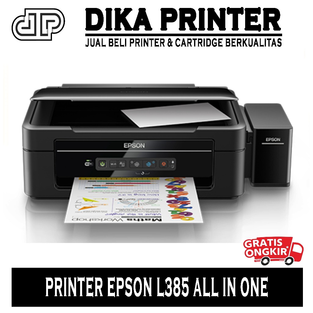 Jual Printer Epson L385 wifi all in one Unit Printer Epson L385 ...