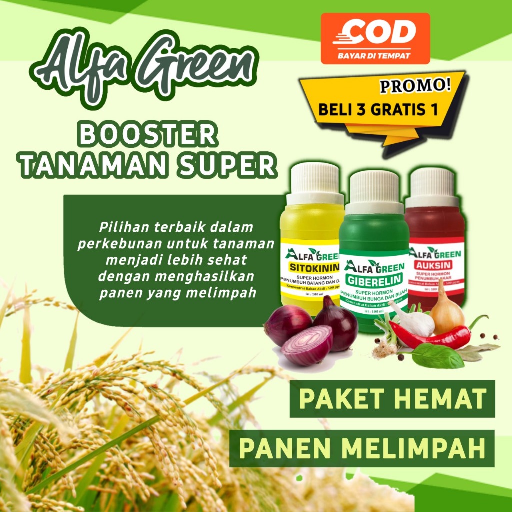 Jual ALFAGREEN - Hormon Tanaman zat pengatur tumbuh buah umbi Pupuk ...