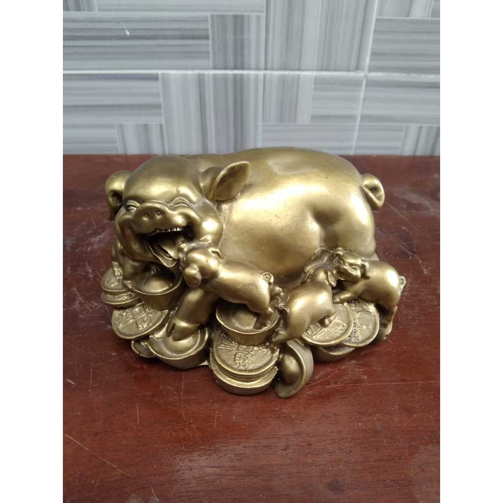 Jual Patung Babi Fengshui Fiber Kuno Jadul Antik | Shopee Indonesia