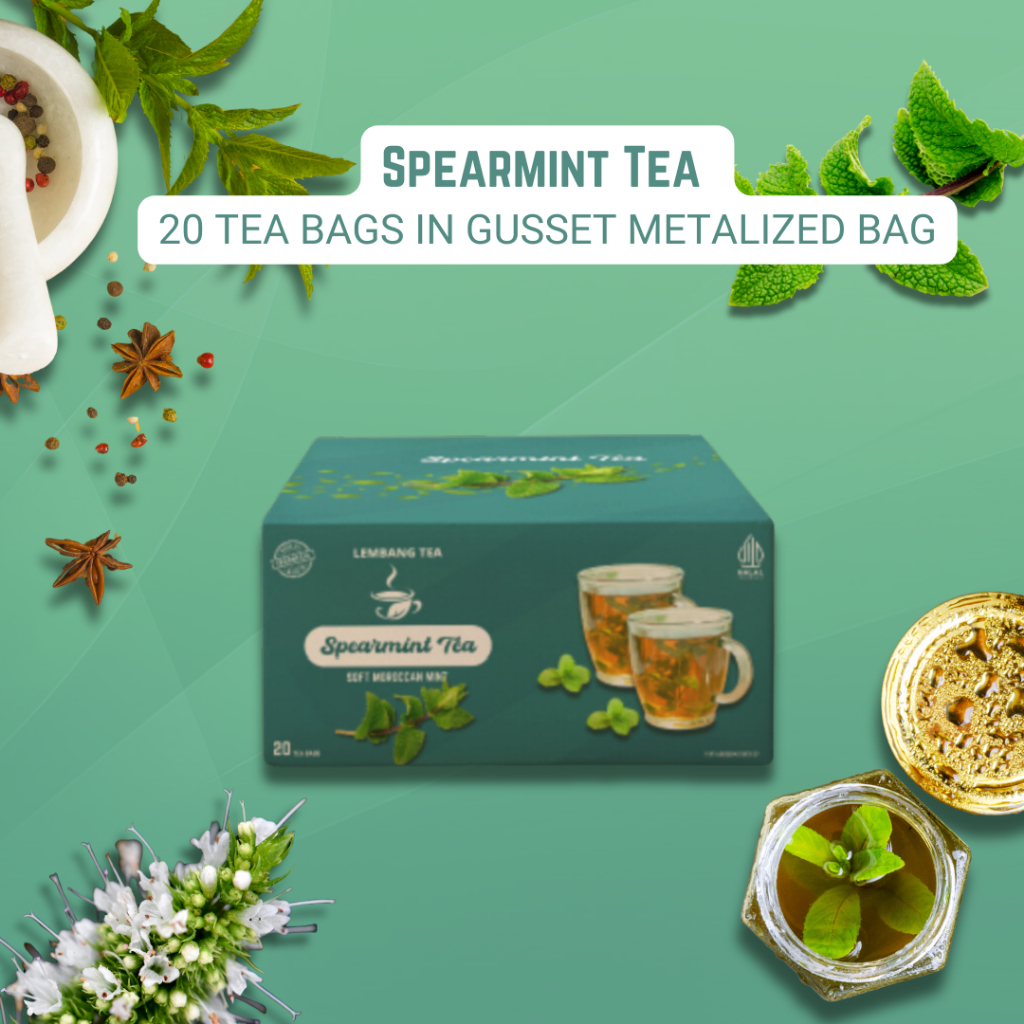 Jual LEMBANG TEA - Teh Spearmint Tanpa Amplop 1 Box isi 20 Teabag | Shopee Indonesia