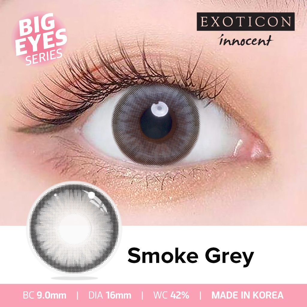 Jual Exoticon Softlens - Innocent - Smoke Grey | Shopee Indonesia