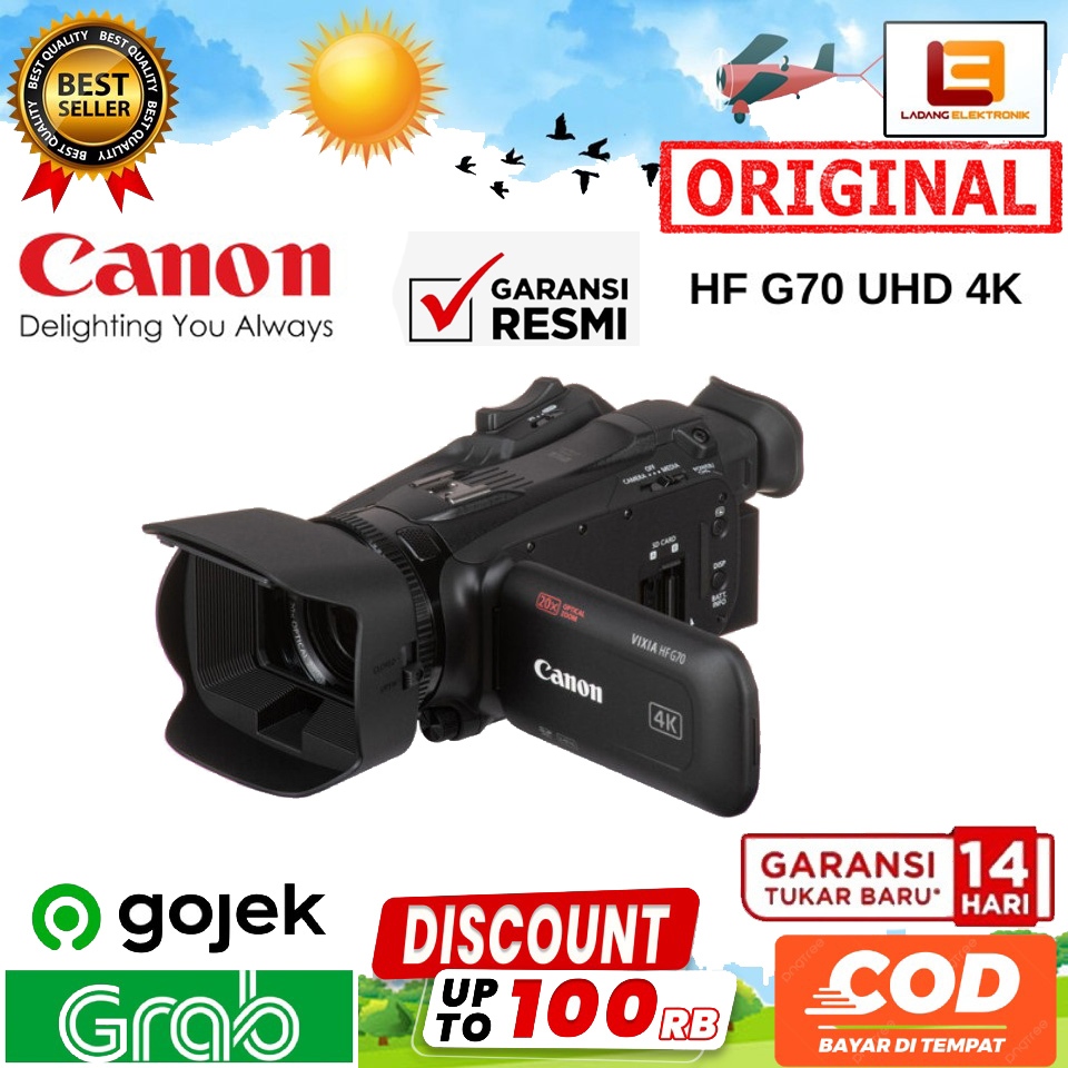 Jual Canon legria HF-g70 hfg70 5-Axis IS 4K UHD Camcorder Handycam Camera | Shopee Indonesia