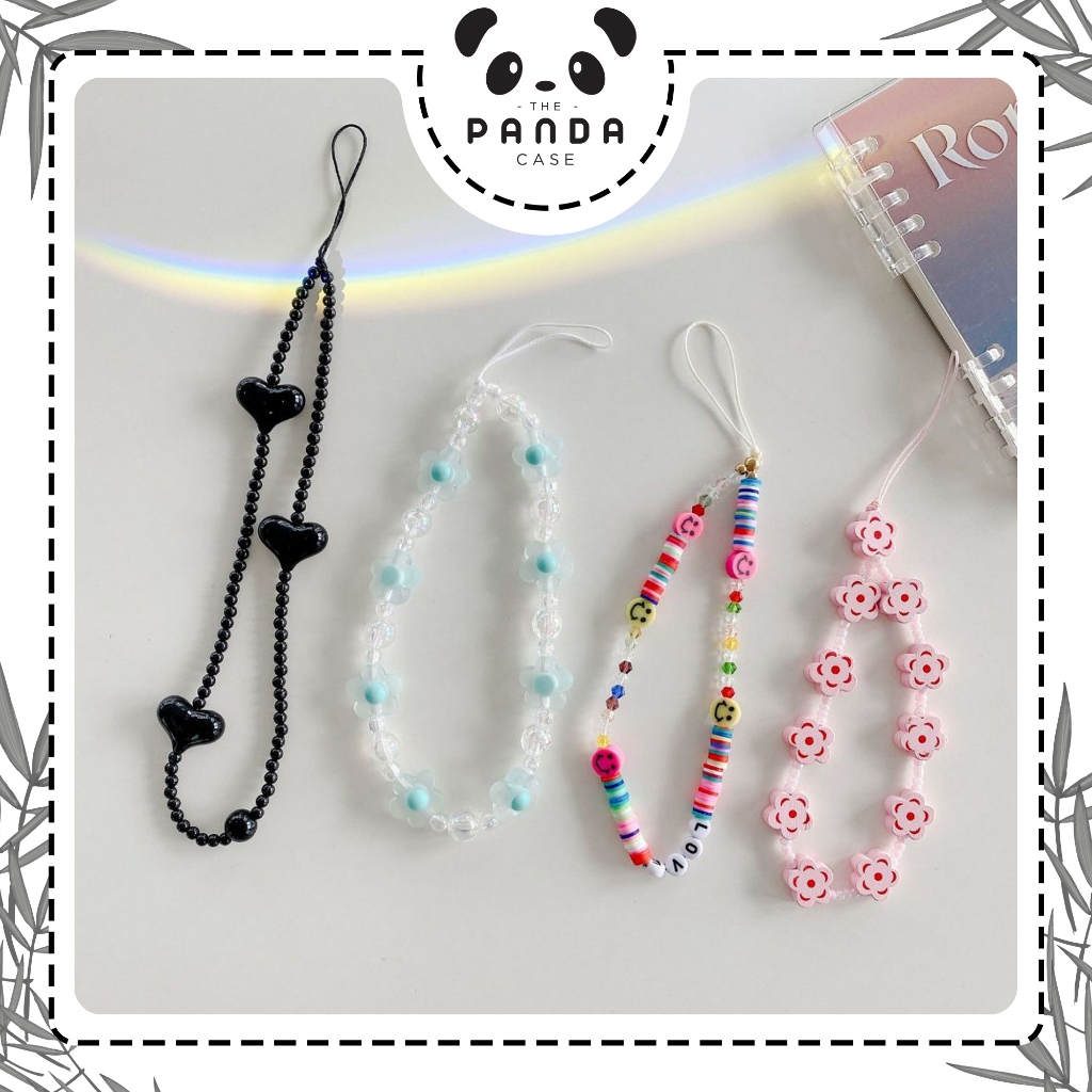 Jual [TPC] PHONE STRAP Portabel Ins Handmade Manik-Manik Kristal ...