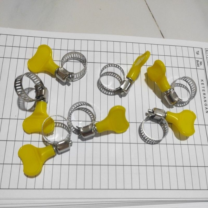 Jual klem selang kuping 5/8 klem selang gas elpiji | Shopee Indonesia