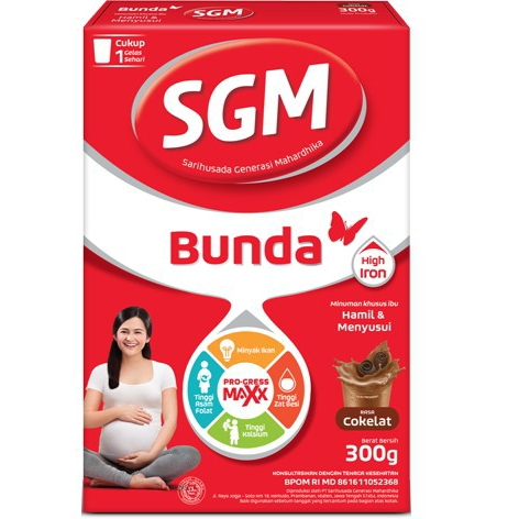 Jual SUSU HAMIL SGM BUNDA 300 GR/SUSU IBU HAMIL/SUSU BUMIL ENAK/SUSU ...