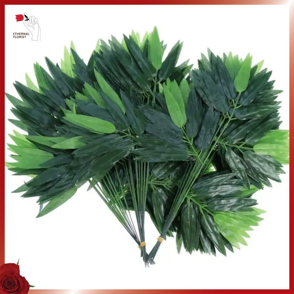 Jual DAUN BAMBU HIJAU AKASIA LUSINAN PREMIUM / DAUN BAMBU LATEK ...