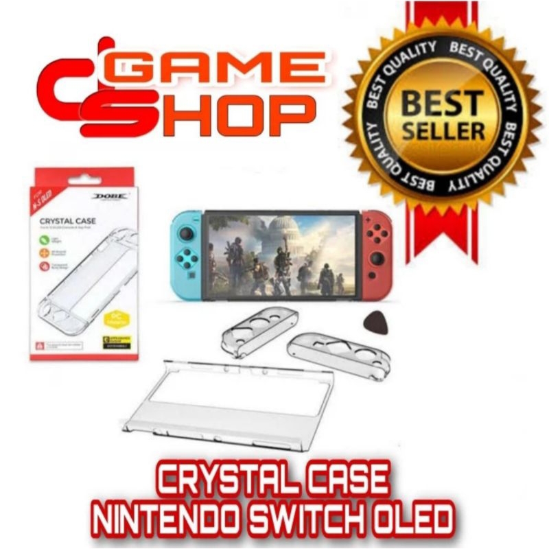 Jual crystal case nintendo switch oled DOBE | Shopee Indonesia