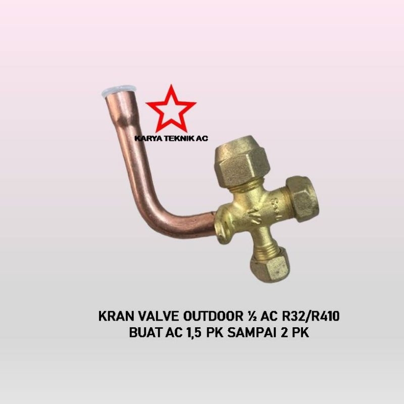 Jual KRAN VALVE OUTDOOR AC R32 /410 UK 1/2 BUAT AC 1.5SD 2 PK | Shopee ...