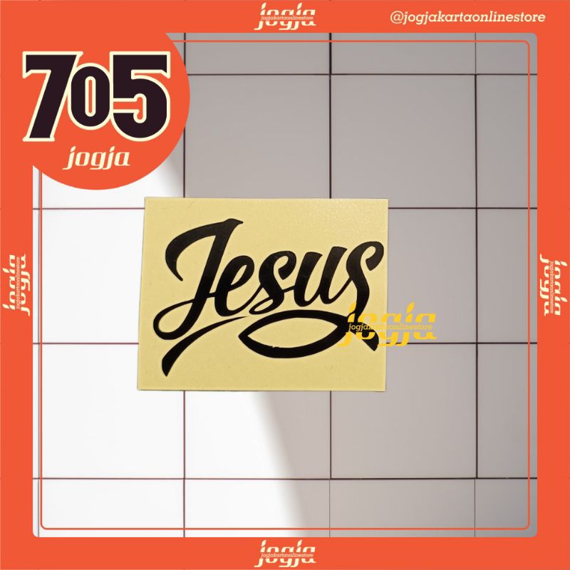Jual Stiker Jesus Cutting Stiker Rohani Yesus | Shopee Indonesia