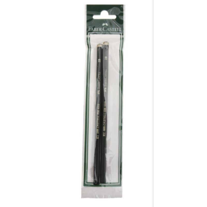 Jual FABER-CASTELL Pensil 2B 2 pcs | Shopee Indonesia