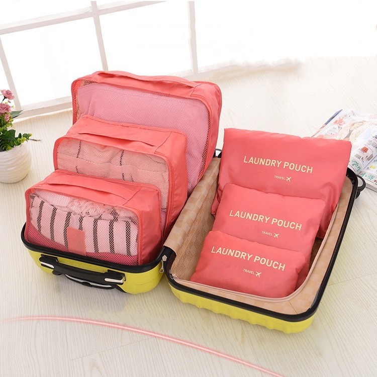 Jual Homecart Travel Pouch Set 6 In 1 Tas Penyimpanan Baju Koper ...