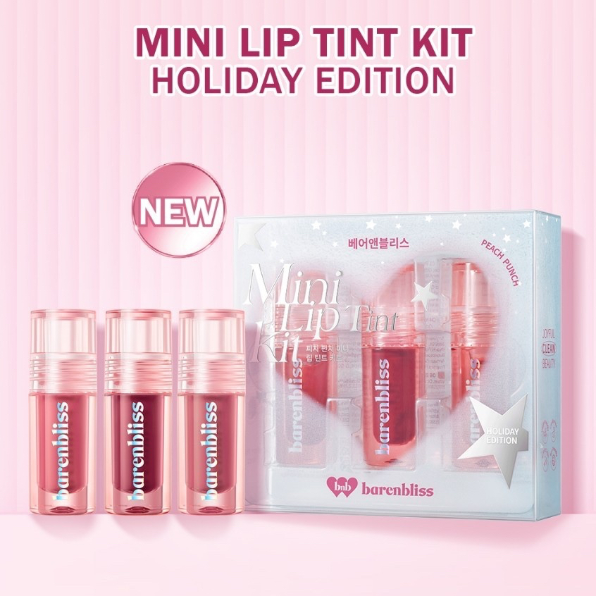 Jual BNB Barenbliss Peach Punch Mini Lip Tint Kit | Shopee Indonesia
