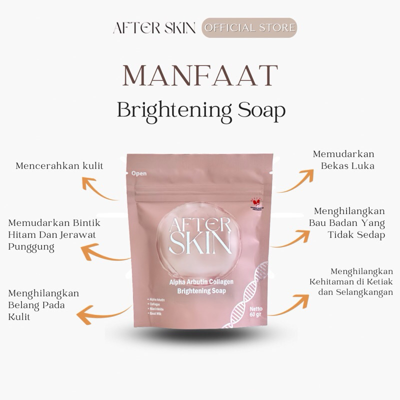 Jual ORIGINAL [READYSTOCK] AFTERSKIN BRIGHTENING SOAP AFTER SKIN ...