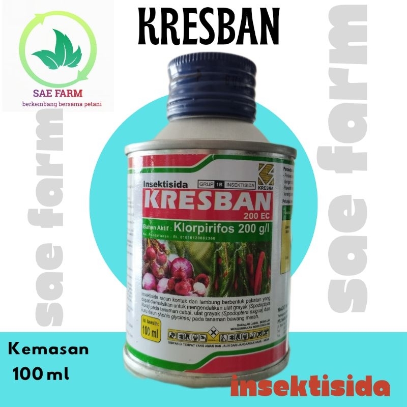 Jual kresban 100 ml insektisida racun kontak dan lambung untuk ...