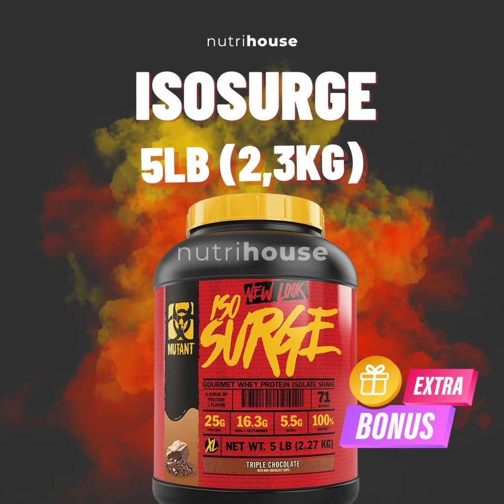 Jual Mutant ISO SURGE 5lb 2,3kg ISOSURGE Whey Protein Isolate ...