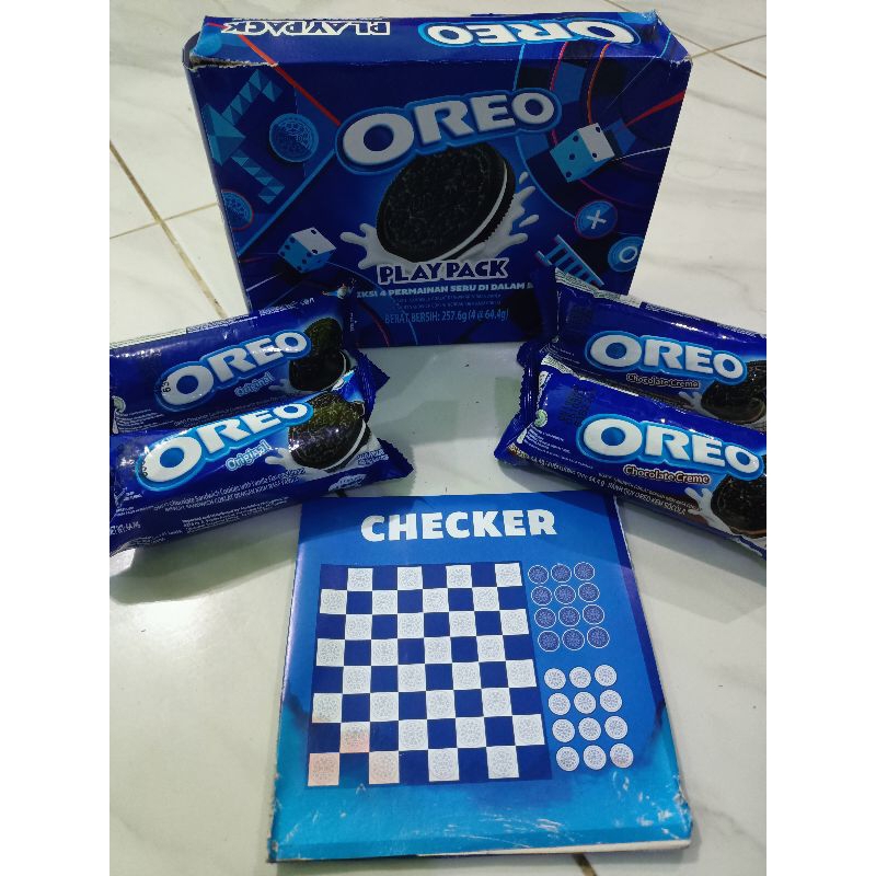 Jual Oreo playpack(Oreo choco,vanila 4x64,4gr free Ludo) | Shopee Indonesia