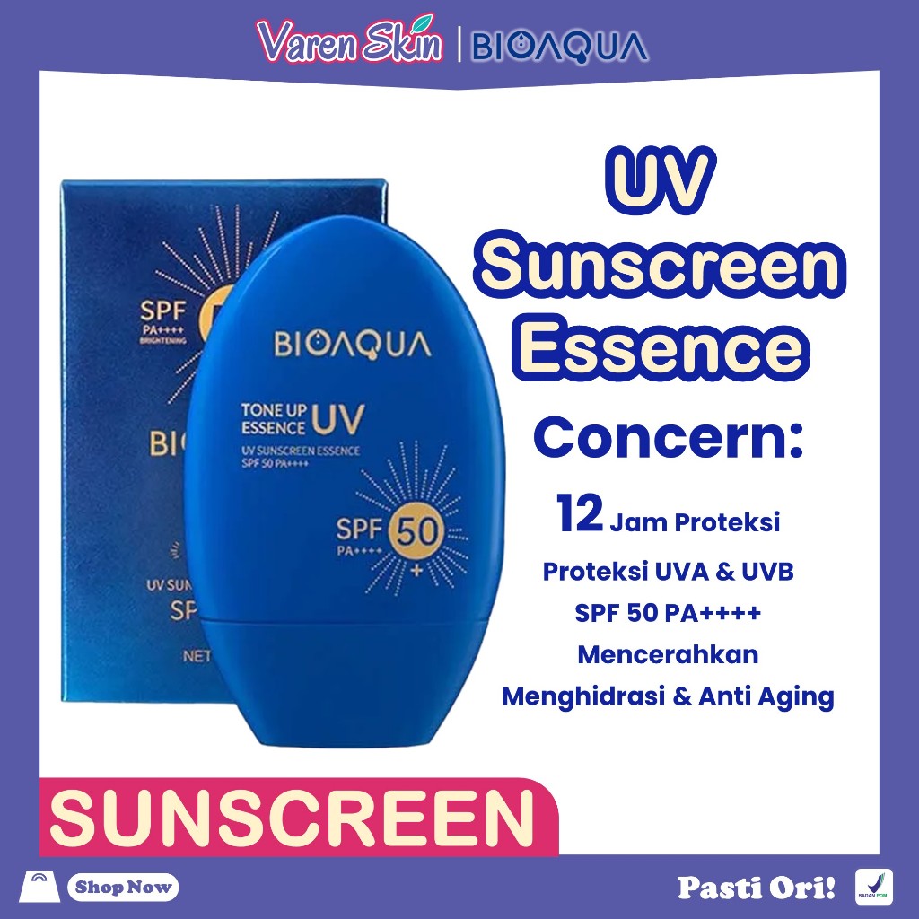 Jual BIOAQUA Sunscreen Sunblock Wajah SPF 50 PA++++ Sun Protection ...