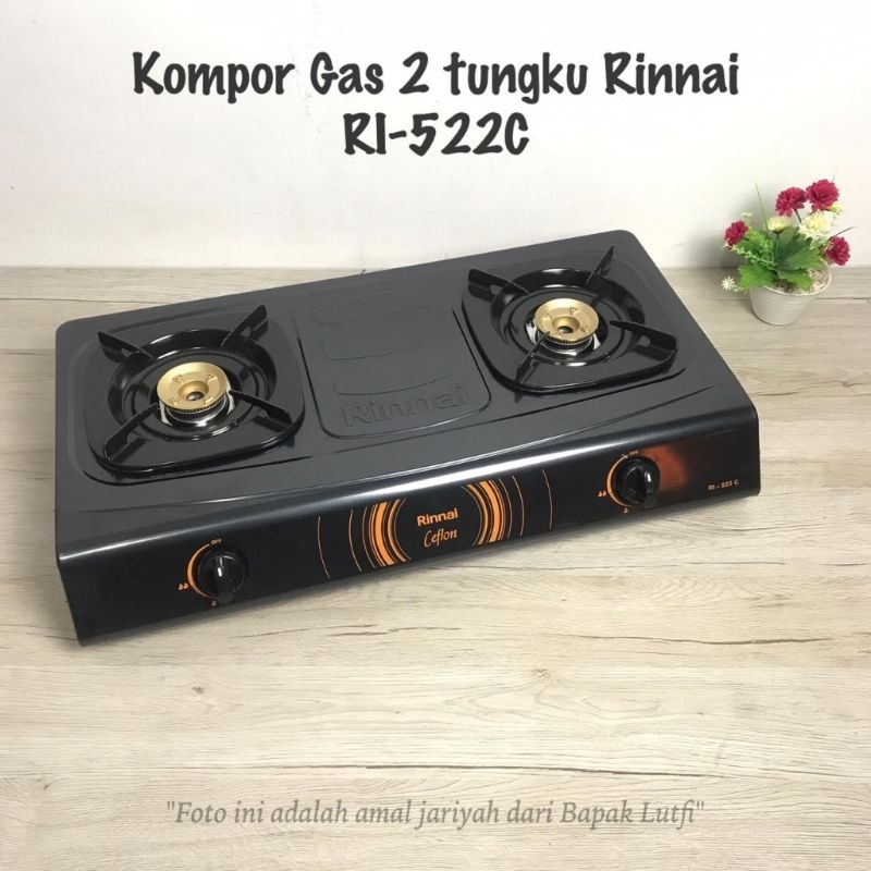 Jual Kompor gas Rinnai 2 tungku RI-522C | Shopee Indonesia
