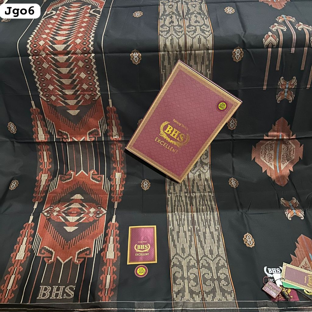 Jual Sarung BHS Excellent JACQUARD Gold Motif E58 JGO Original Full ...