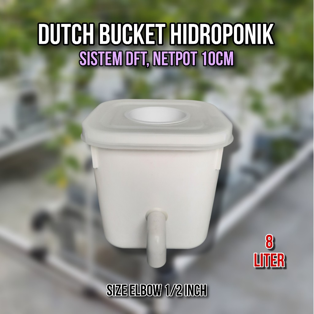 Jual Dutch Bucket Hidroponik Sistem DFT Pot Ember Hidroponik Segi 8 ...