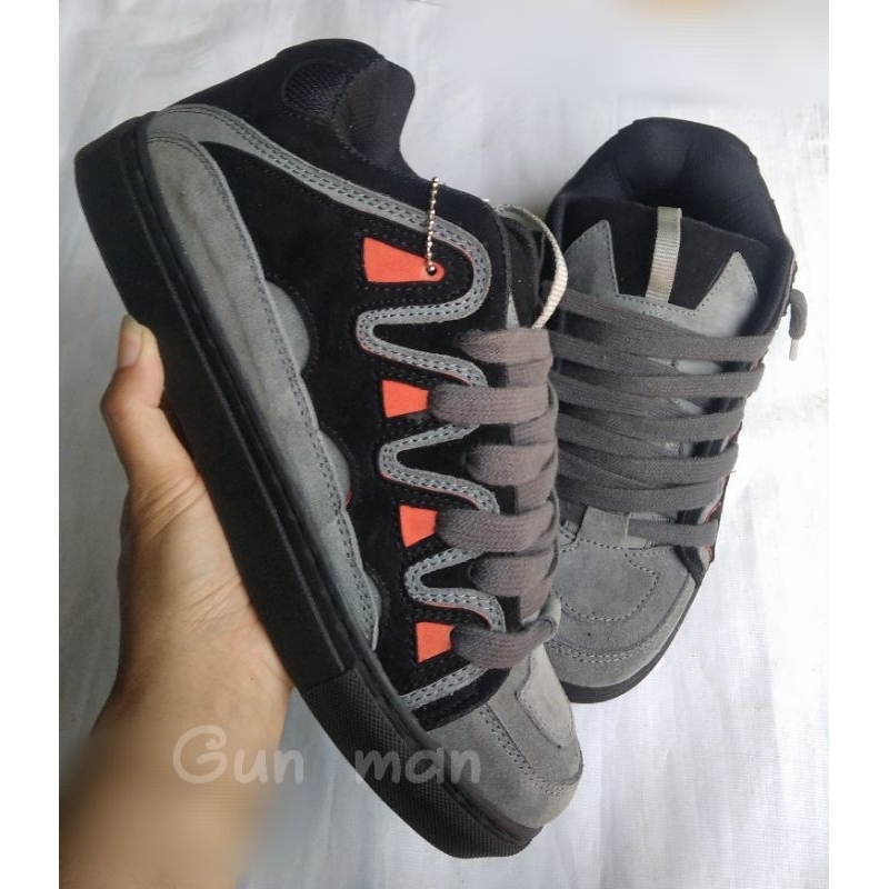Jual Sepatu sneakers gembung/gemuk kulit sapi asli | Shopee Indonesia