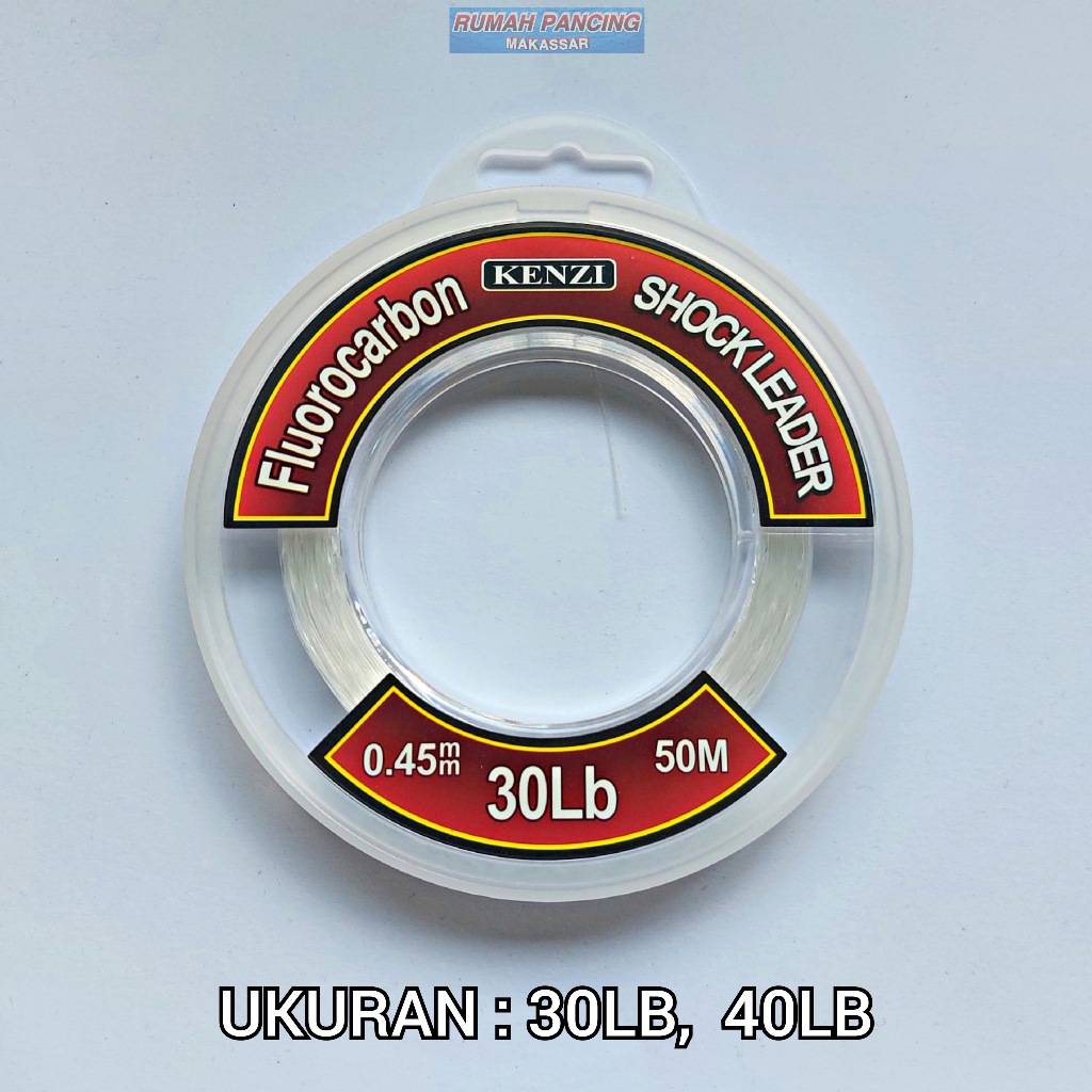 Jual Shock Leader Kenzi 50M Fluorocarbon / Senar / Tali Pancing | Shopee Indonesia