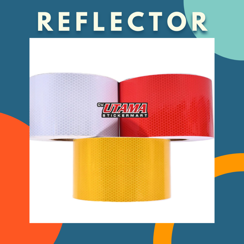 Jual Sticker Reflektor Pemantul Cahaya / Stiker Kir Untuk Mobil Box ...