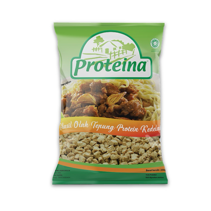 Jual Proteina 250g / daging vegetarian 250g / daging vegan 250g ...