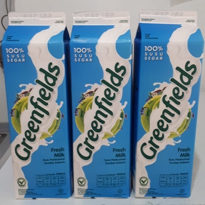 Jual Susu UHT Greenfields 950 ML | Shopee Indonesia