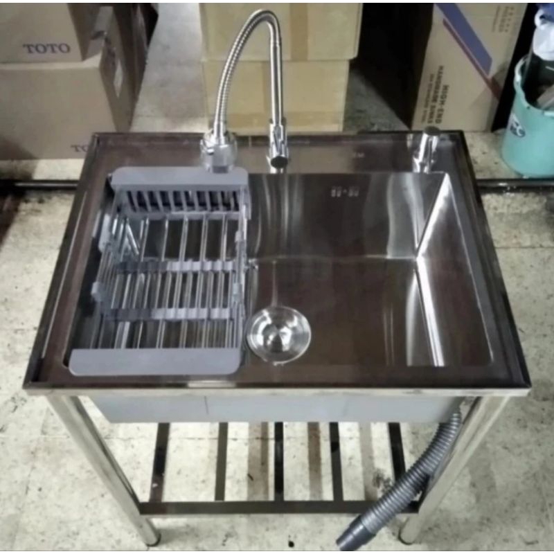 Jual Kitchen Sink Portable 60x45 cm / 82x45 cm / Bak Cuci Piring 6045 / ...