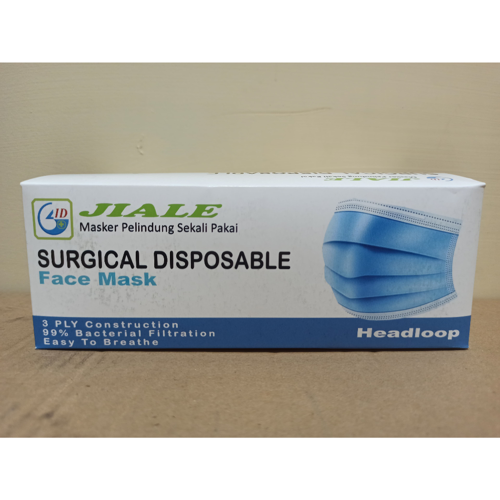 Jual Masker Pelindung Sekali Pakai - Disposable Mask - 3 Ply Earloop ...