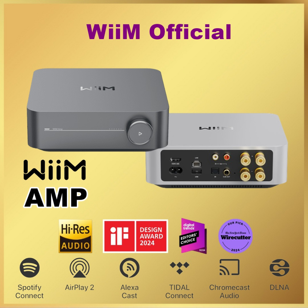 Jual WiiM AMP Multiroom Streaming Amplifier with AirPlay 2 Chromecast HDMI | Shopee Indonesia