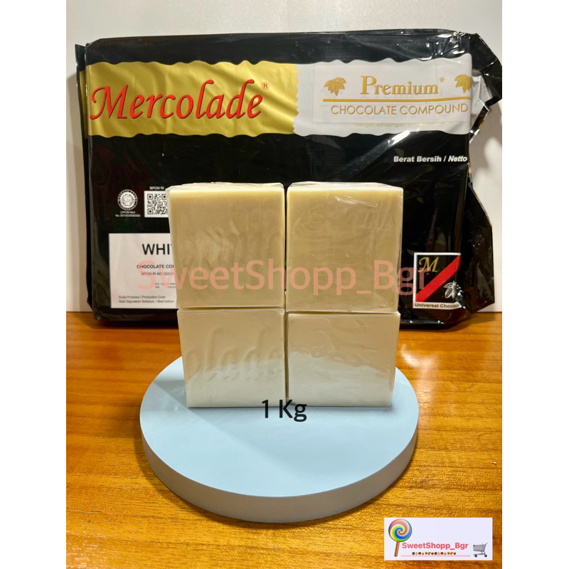 Jual Mercolade Premium White Chocolate Compound / Cokelat Batangan ...
