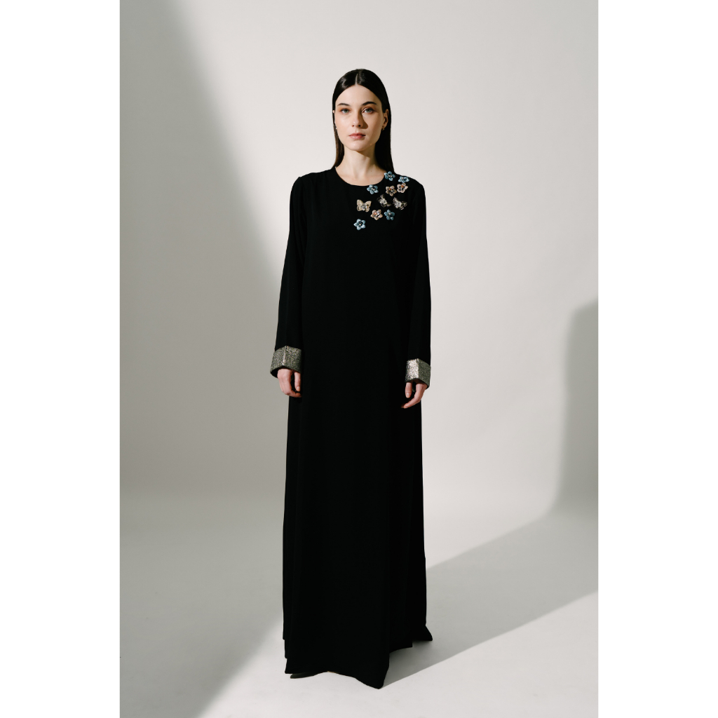 Jual DEMURE&CO - YASMIN KAFTAN in Black | Shopee Indonesia