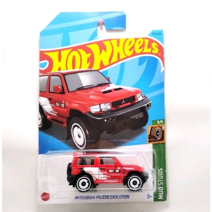 Jual Hot Wheels diecast Hotwheels Mitsubishi Pajero Evolution merah ...