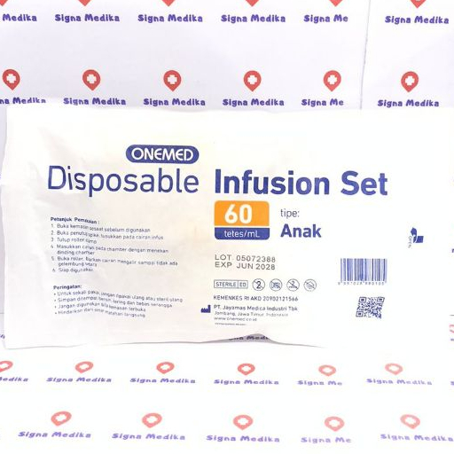 Jual Infusion Set Anak OneMed / Selang Infus | Shopee Indonesia