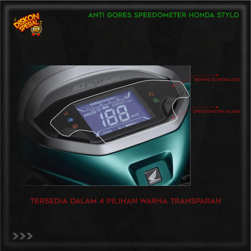Jual STIKER HONDA STYLO SPEEDOMETER GUARD | Shopee Indonesia
