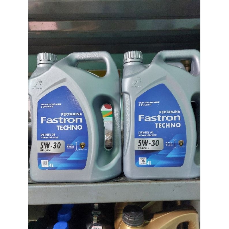 Jual Oli Mesin Fastron Techno 5W-30 4 Liter | Shopee Indonesia